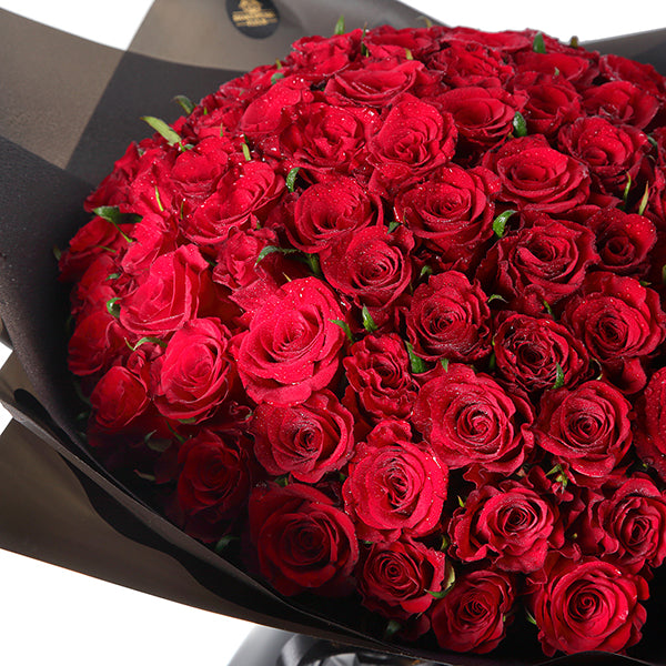 Order Now Signature Bouquet of 100 Red Roses | Shakespeare Fleur